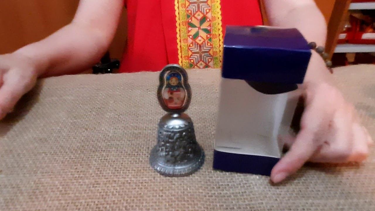 Колокольчик матрешка | Сувенирный колокольчик