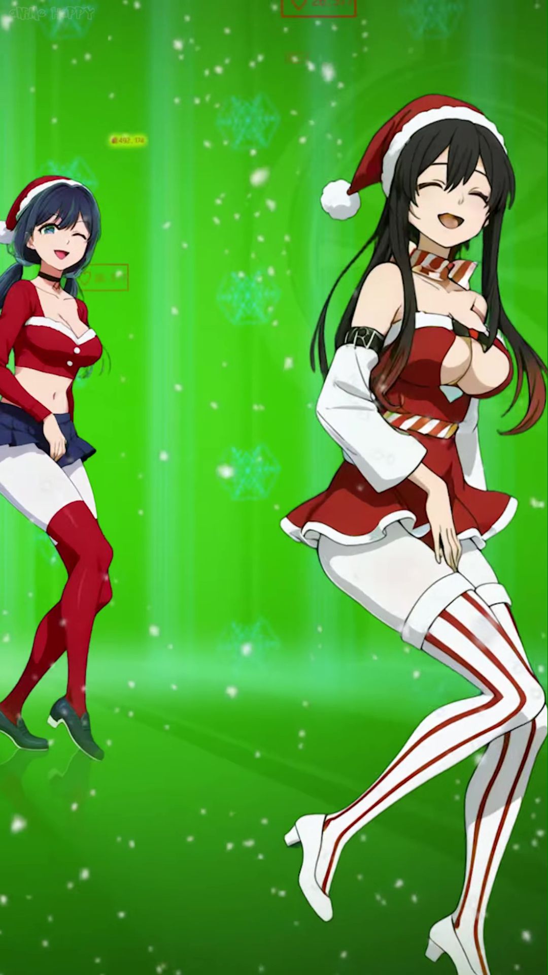 💃Поздравления от любимых вайфу с Новым Годом и Рождеством