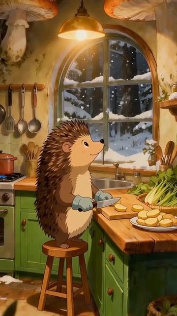 Милота из нейросети про ёжика