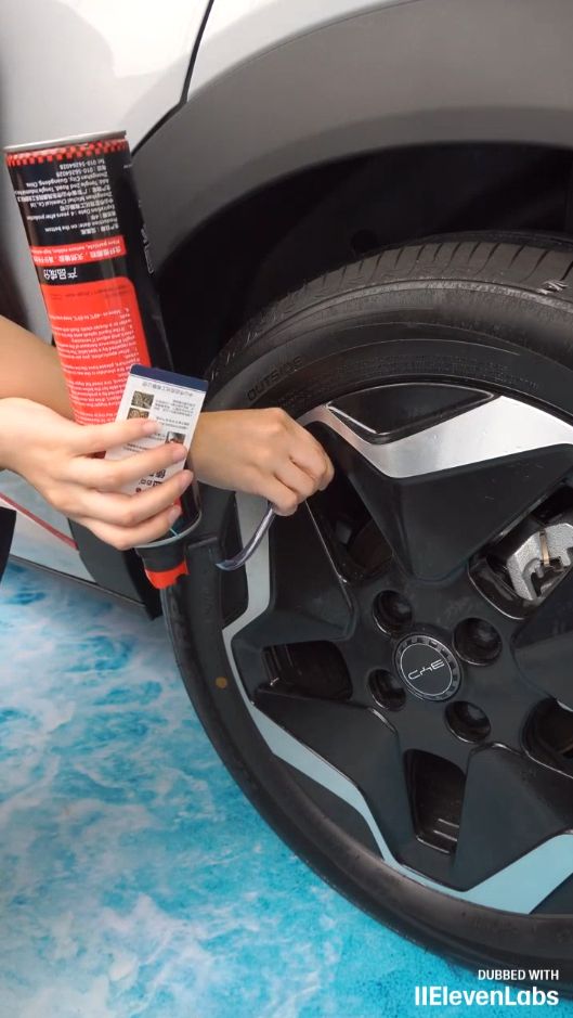 BYD Dolphin - Инструкция по аварийному ремонту/накачиванию шин