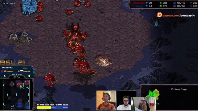 BSL 21 Dewalt vs cross game 5 гранд финал Старкрафт Starcraft