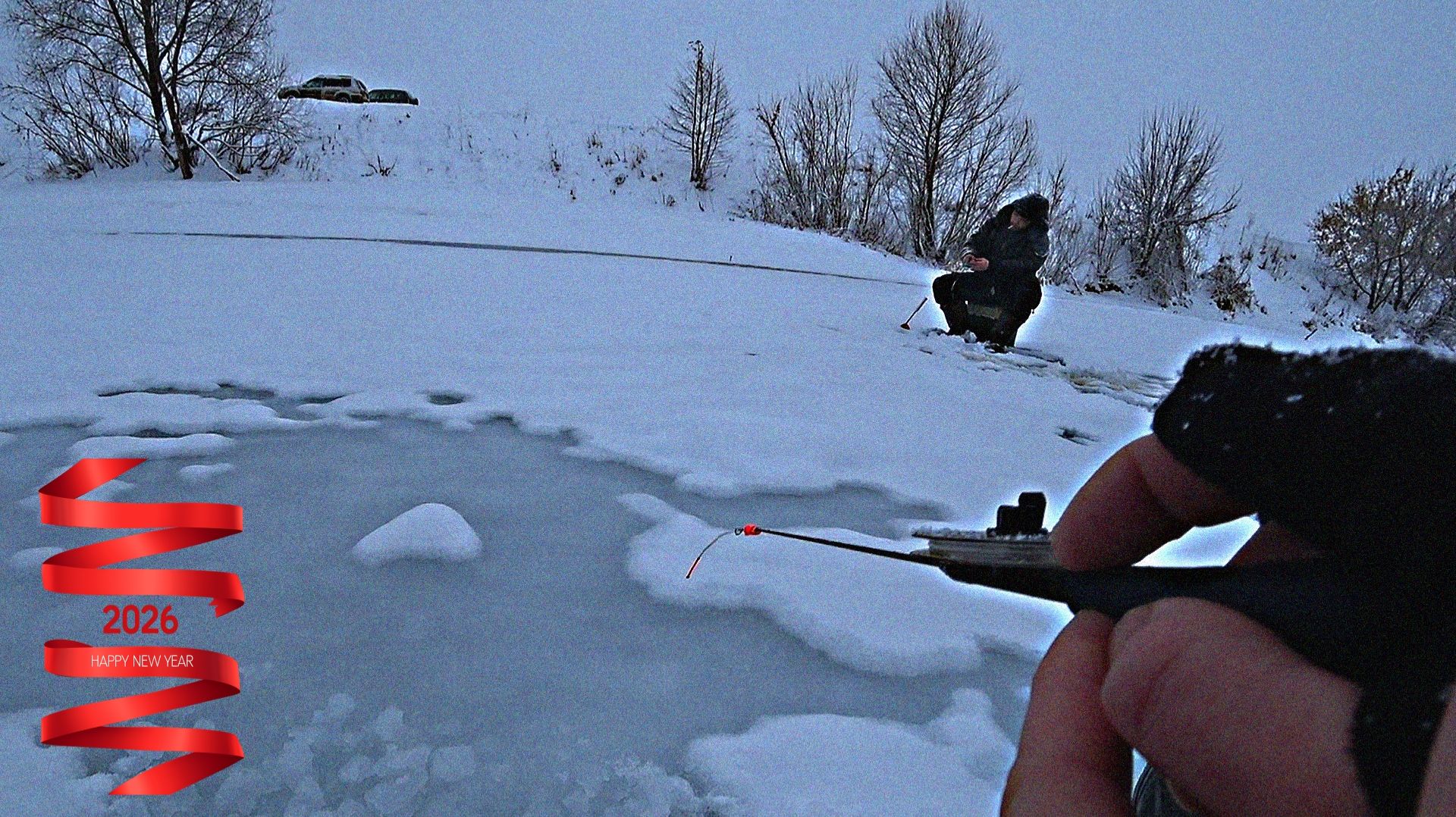 Первая рыбалка в 2026 году . Рыбалка на мормышку . Река Пьяна