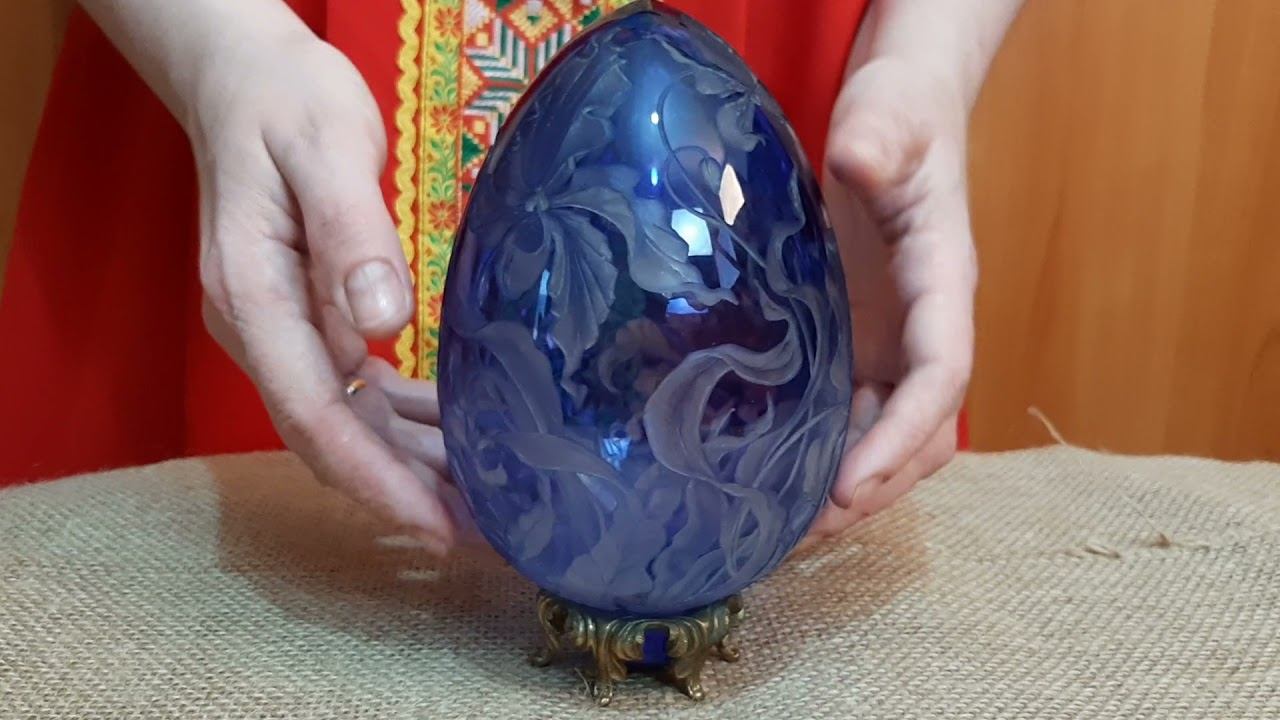 Пасхальное яйцо Ирисы