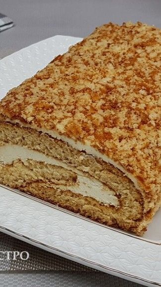 Медовый рулет | Вкусно Просто Быстро | #shorts #десерты  #рецепты #еда #кулинария