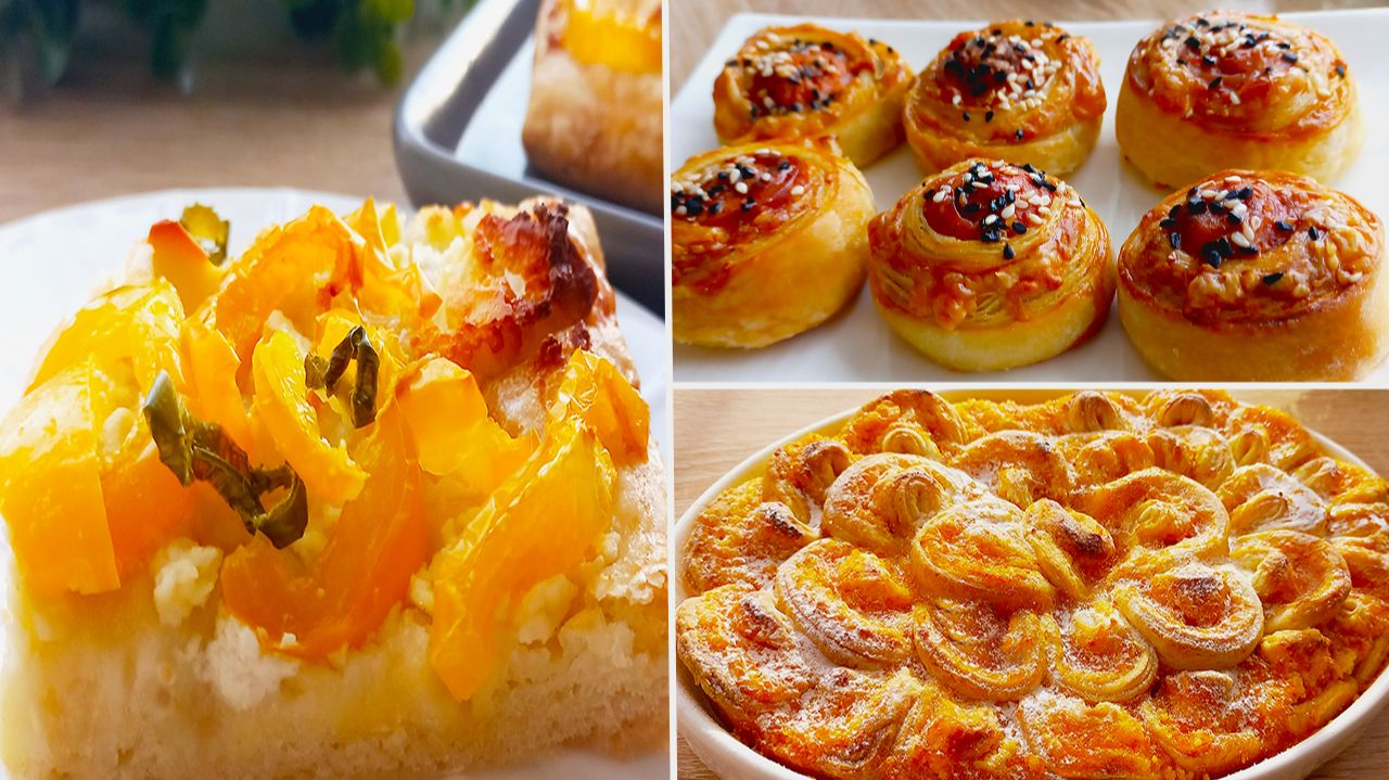 ТОП-3 рецепта из слоеного теста ! Быстрая выпечка! Пальчики оближешь! Просто и очень вкусно!