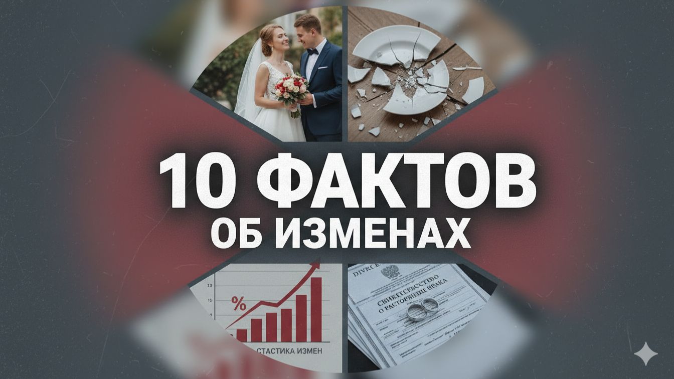 10 ЖЁСТКИХ ФАКТОВ ОБ ИЗМЕНАХ: Почему Ваш Брак Обречён?