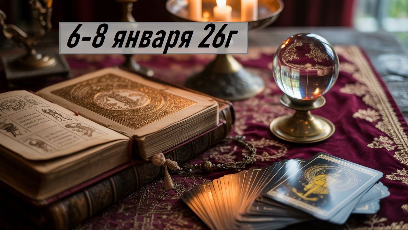 ГОРОСКОП  6-8 января 26г