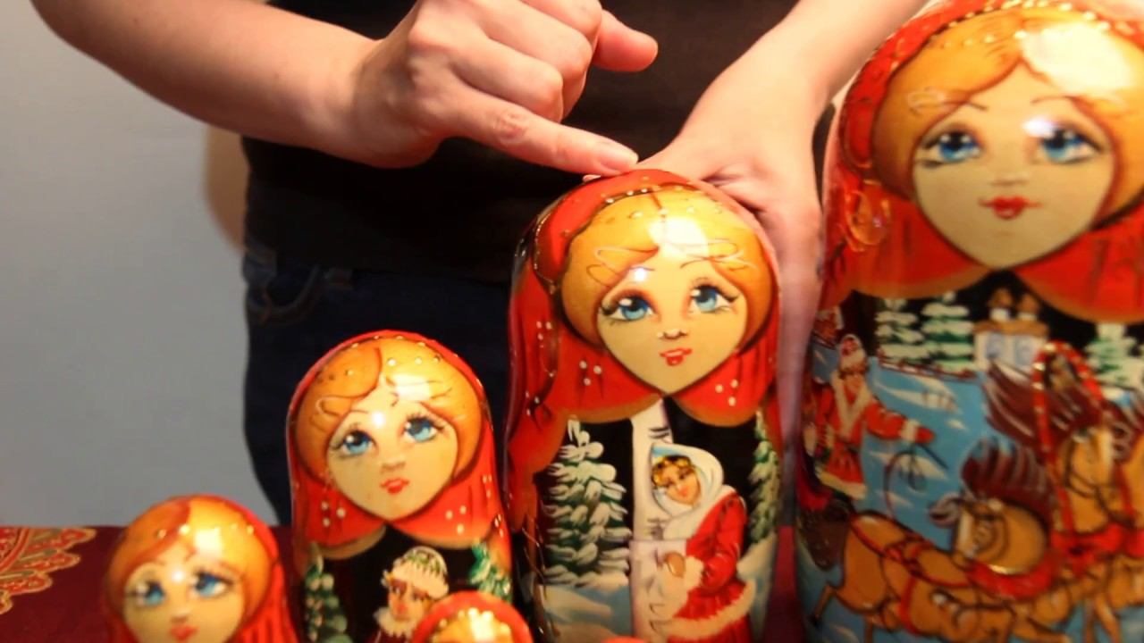 Матрёшка Русская тройка | Матрешка тройка