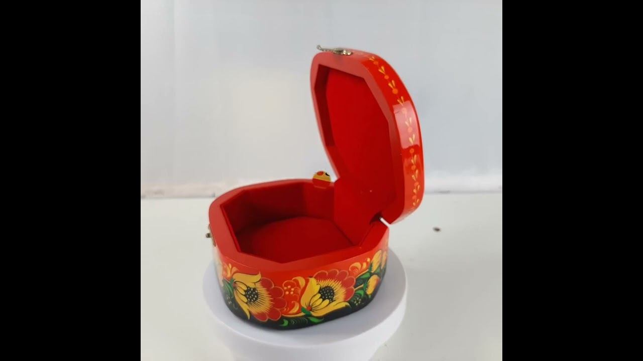 Шкатулка хохломская Подарочек