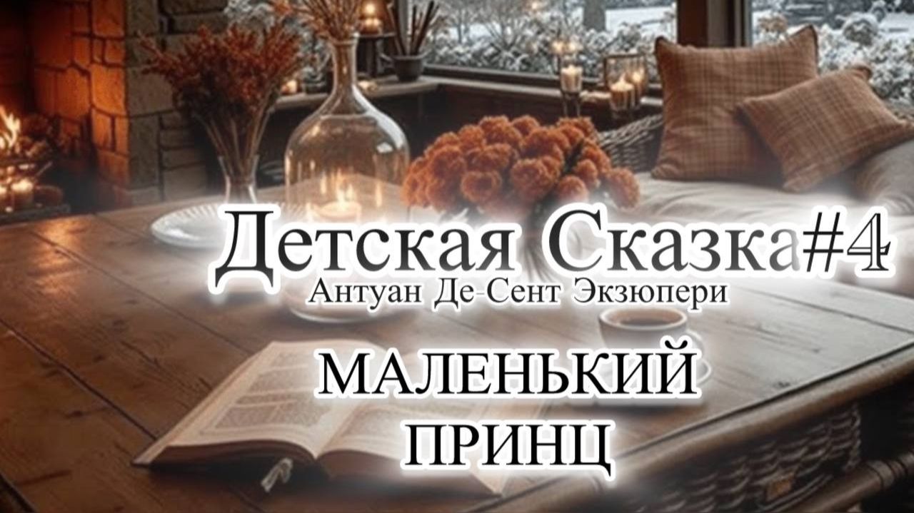 ДЕТСКАЯ СКАЗКА НА НОЧЬ #4 | Маленький Принц🪐 |Антуан Де-Сент Экзюпери
