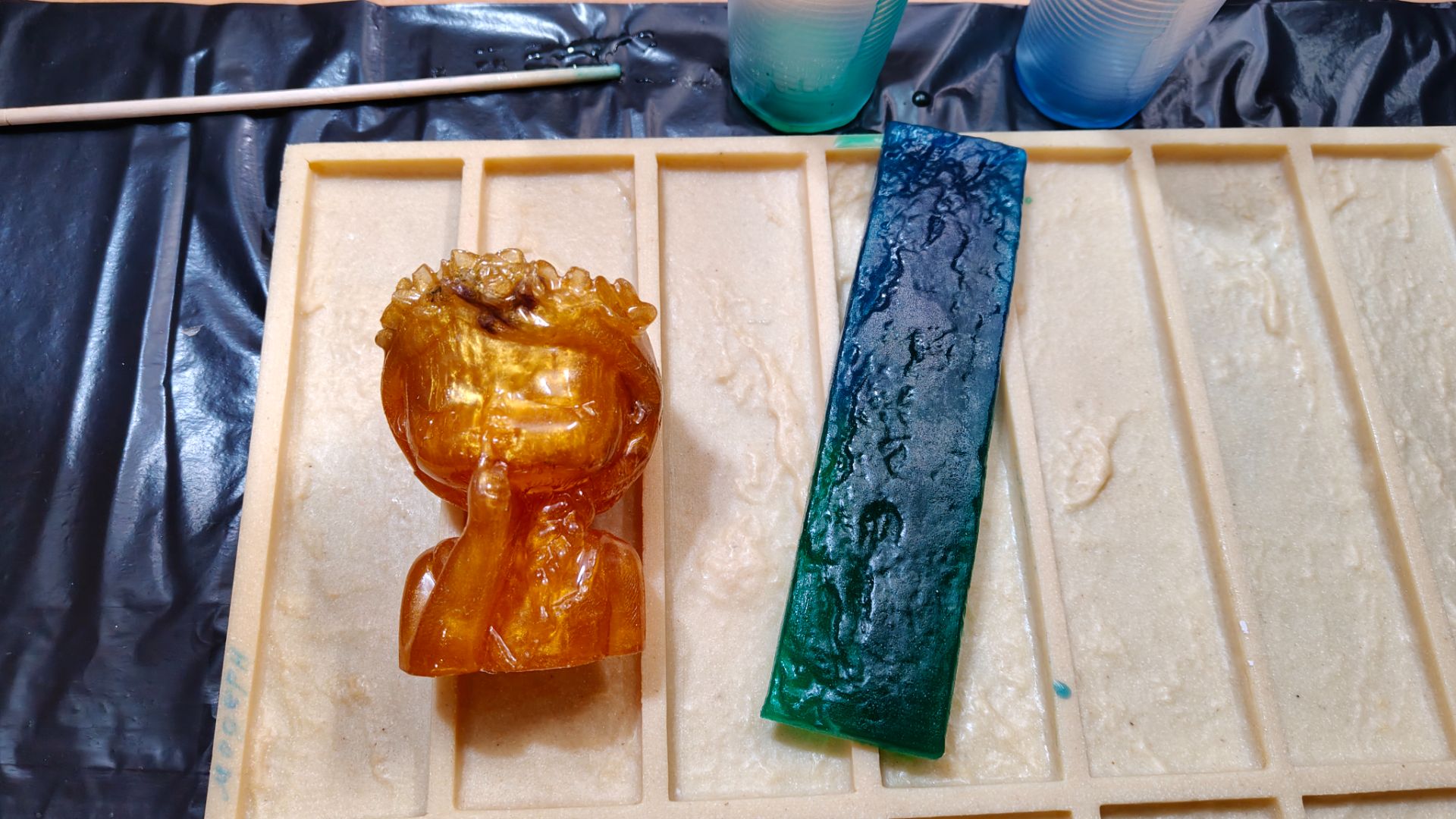 заливка эпоксидной смолой первый опыт