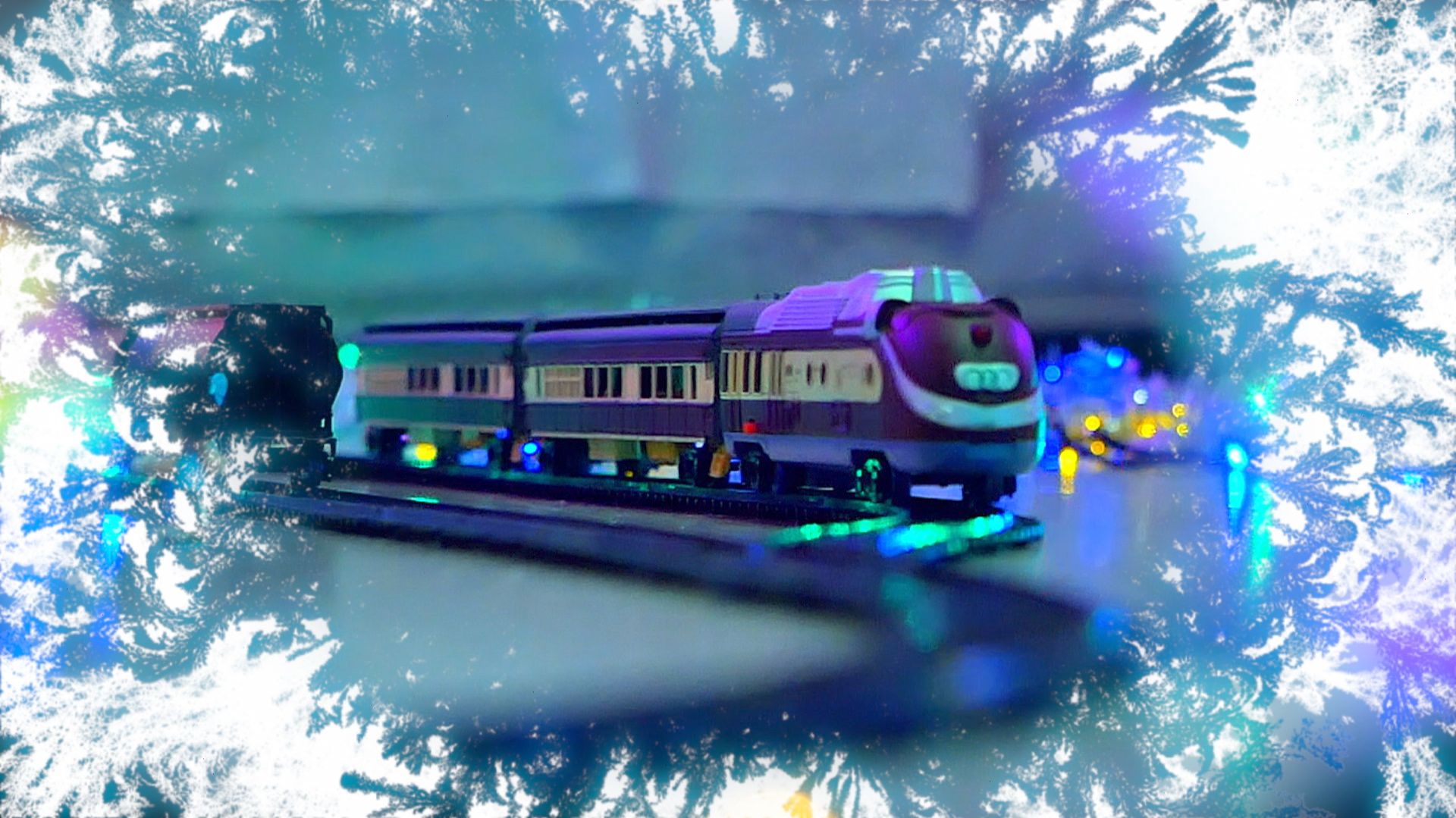 Игрушечные поезда в Новый Год  ч. 1 / Мультики про поезда игрушки для детей, новогодняя залипалка