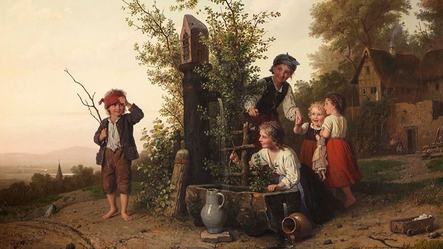 "Летопись простой жизни". Художник Иоганн Георг Майер фон Бремен (1813-1886)