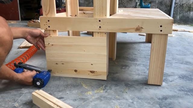 Как сделать скамейку c рассадой