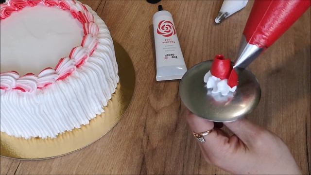 Торт к чаю МНОГО КРЕМА Делаем розочки