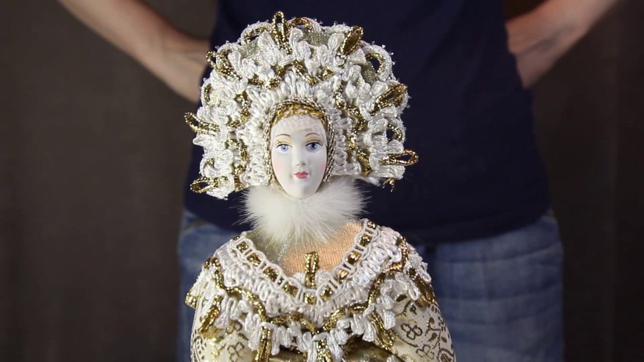 Фарфоровая кукла Снегурочка / Кукла Снегурочка