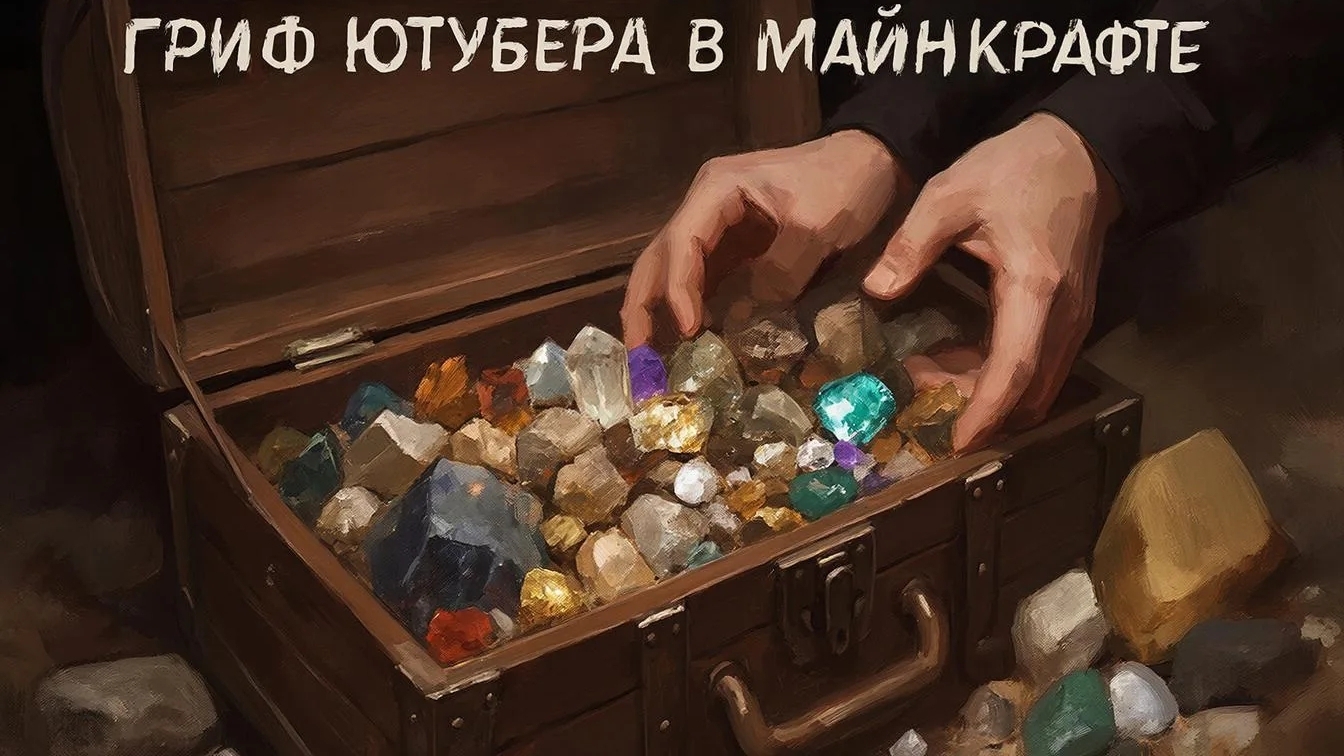 Гриф ютубера в майнкрафте