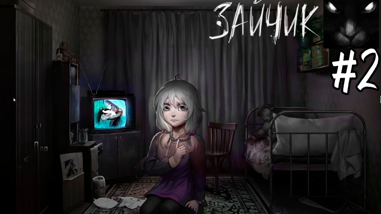 📺 Мультики с Олей и путь в кошмарный лес 🌲  ➤ Зайчик Tiny Bunny #2 18+