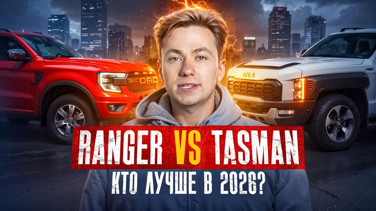 Что выбрать в 2026: Ford Ranger или Kia Tasman