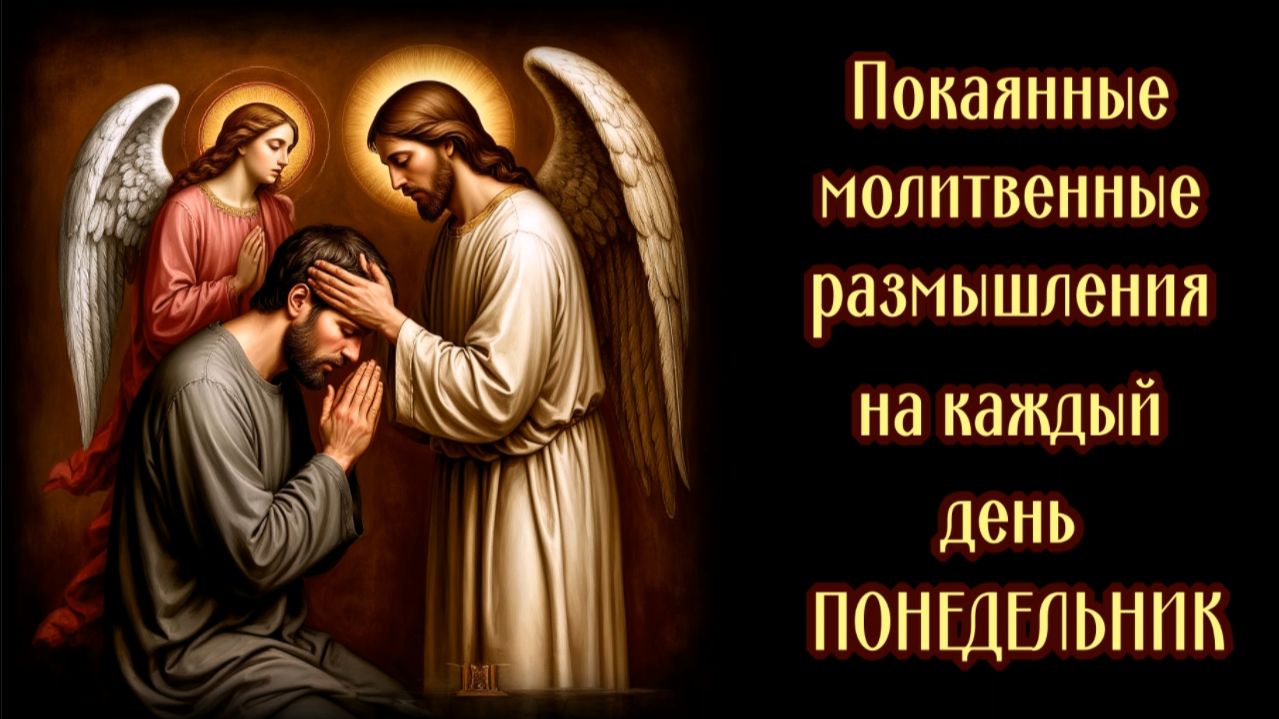 ПОКАЯННАЯ МОЛИТВА - ПОНЕДЕЛЬНИК Без озвучки (Книга "Плач Кающегося Грешника. Фикара Афонский)