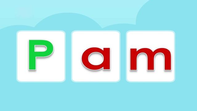 Английская азбука Семейства слов на букву А (-at, -am, -an). Урок чтения для начинающих.