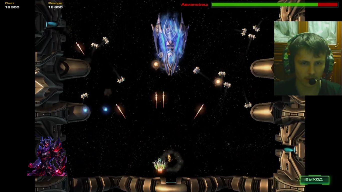 тёмный рыцарь играл в автомат и прошёл 1 ур. и начал 2 ур. в StarCraft II. 20 серия.