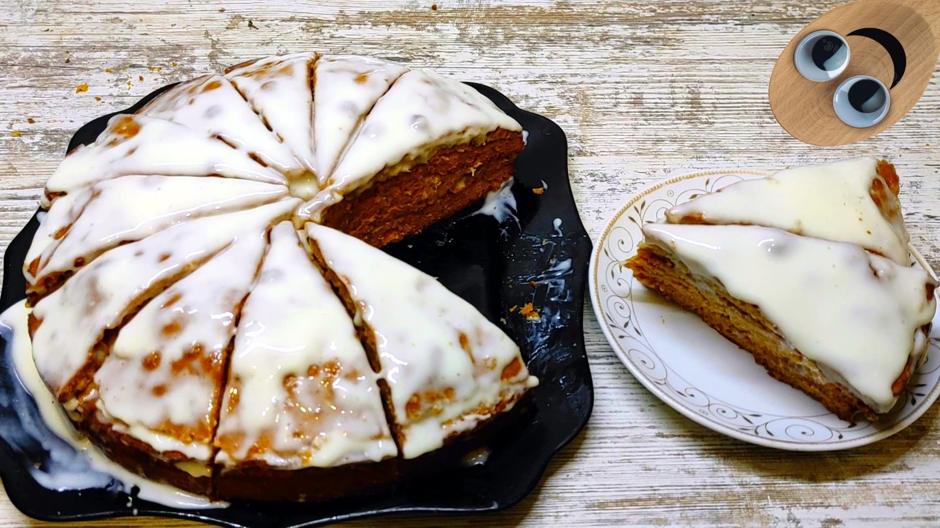 Торт медовик без раскатки коржей со сметанным кремом - рецепт