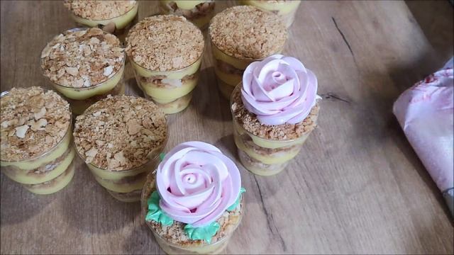 Украшение трайфлов РОЗА