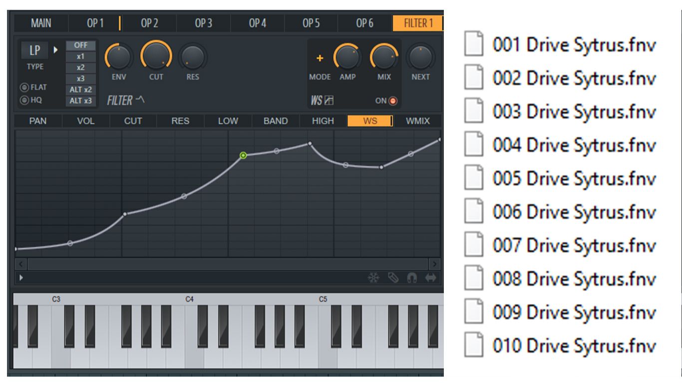 Free 10 Drive Sytrus Wave Shaper presets by Soulbringer