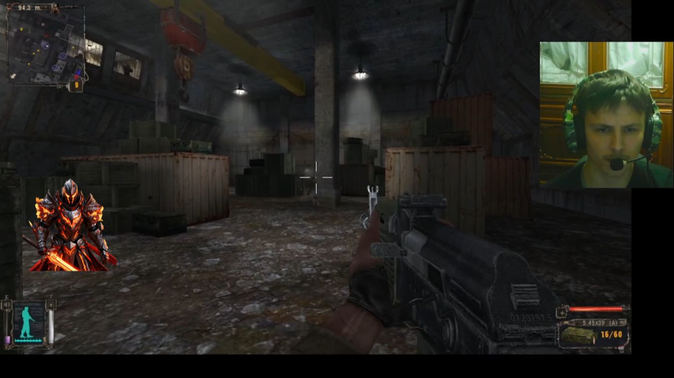 тёмный рыцарь нарвался на драку с долгом и прошёл всю арену в S.T.A.L.K.E.R. 34 серия.