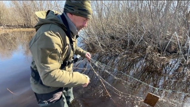 Ловим на фитиль и сети. Находка на реке. Планы на будущее.