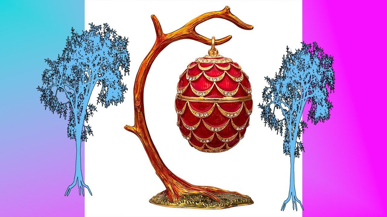 Пасхальное яйцо в стиле Фаберже Шишка