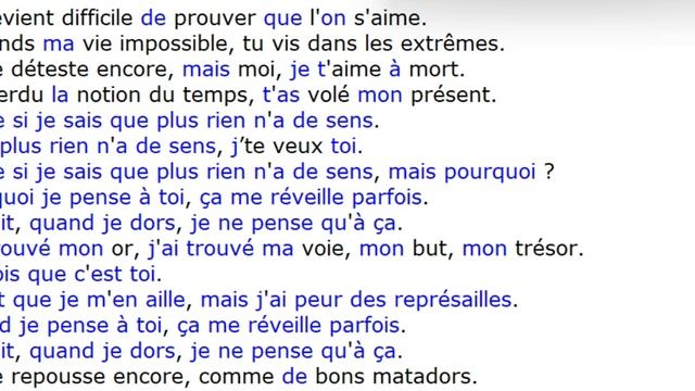 Je ne pense qu'à ça