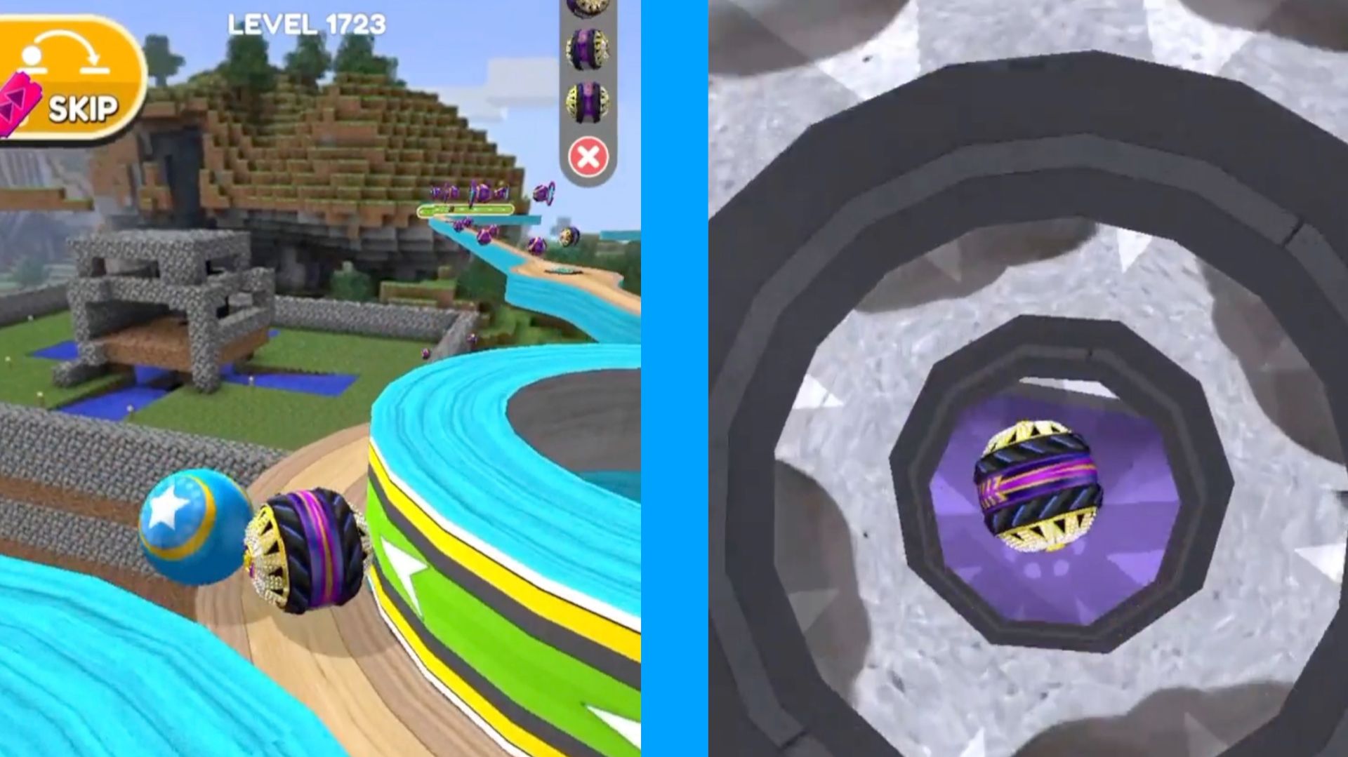 Going Balls  Super Speed run Gameplay New Update Level 1723