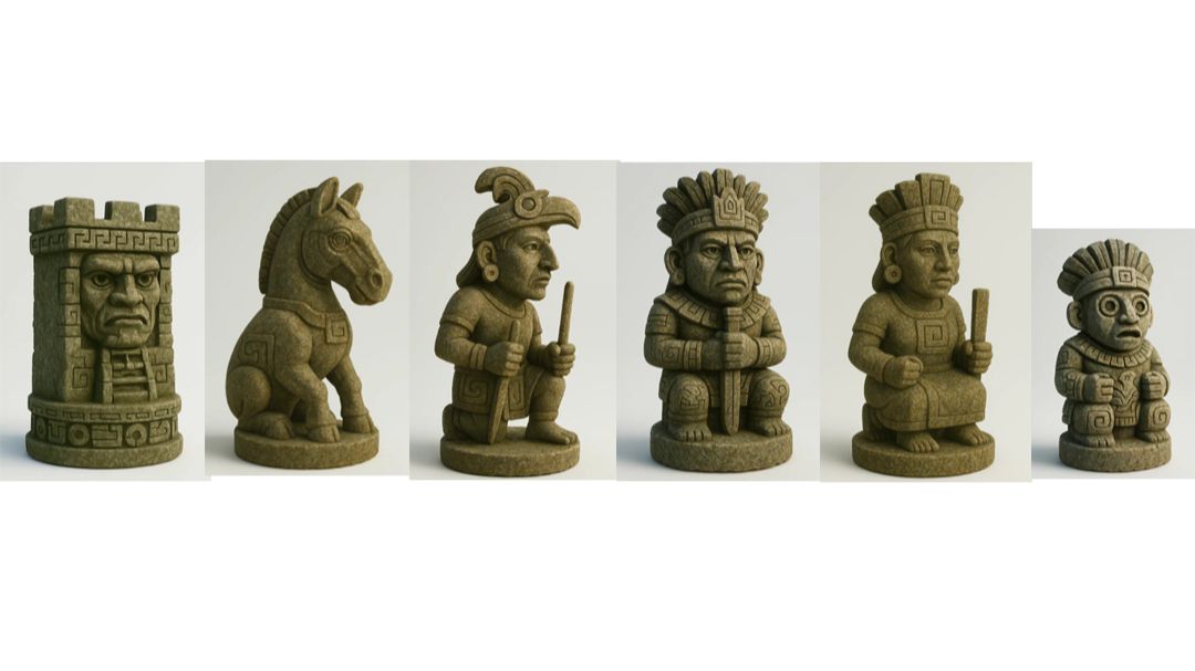 Шахматы Фигурки Майя