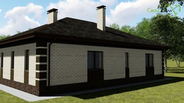 Проект дома с эркером C-026