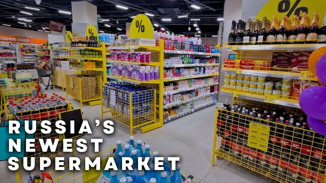 Russian Typical (Brand-New) Supermarket Tour: Dixy