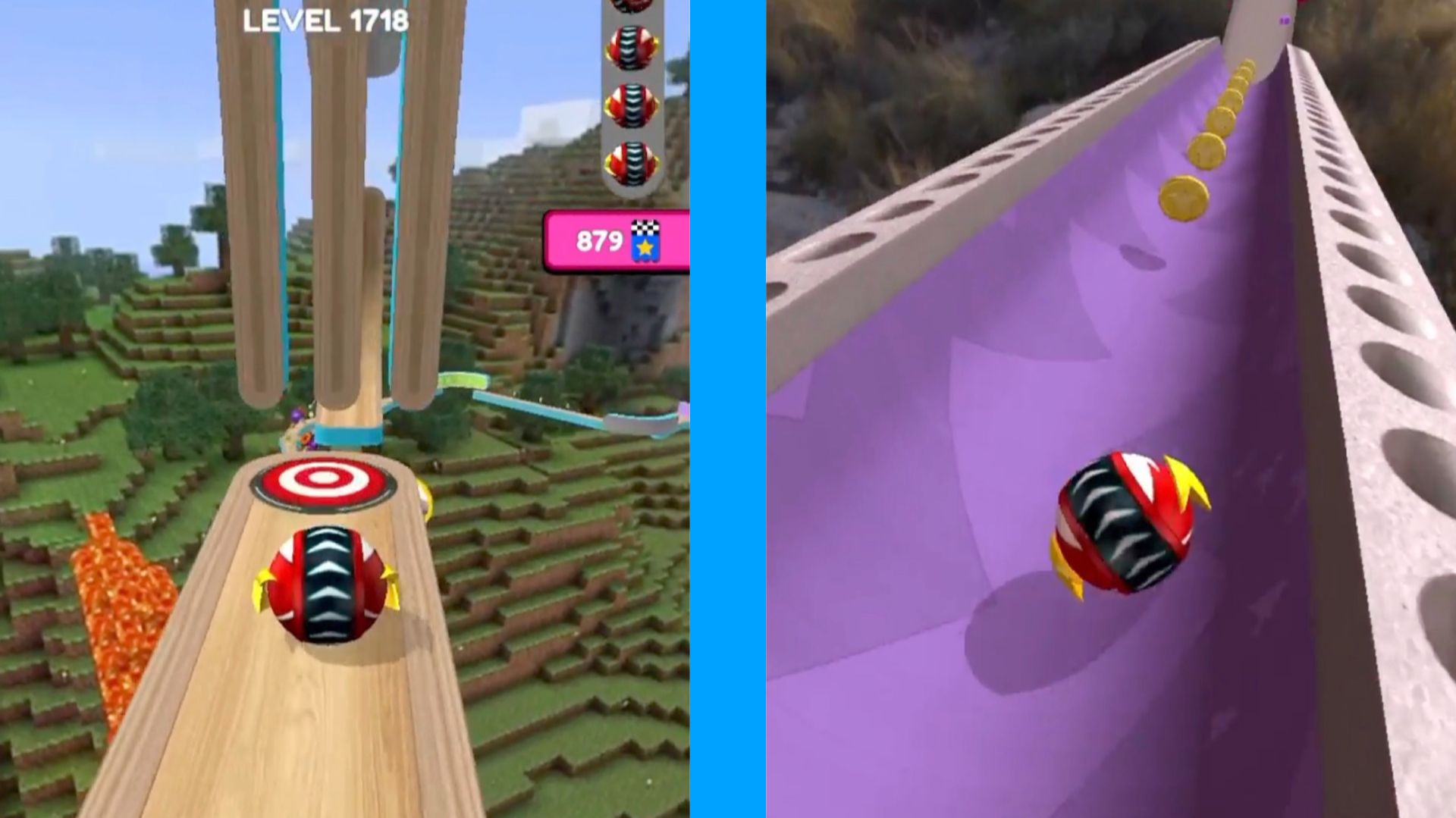 Going Balls  Super Speed run Gameplay New Update Level 1718