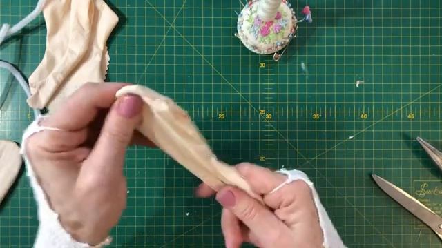 СНЕГУРОЧКА - текстильная кукла, часть 2