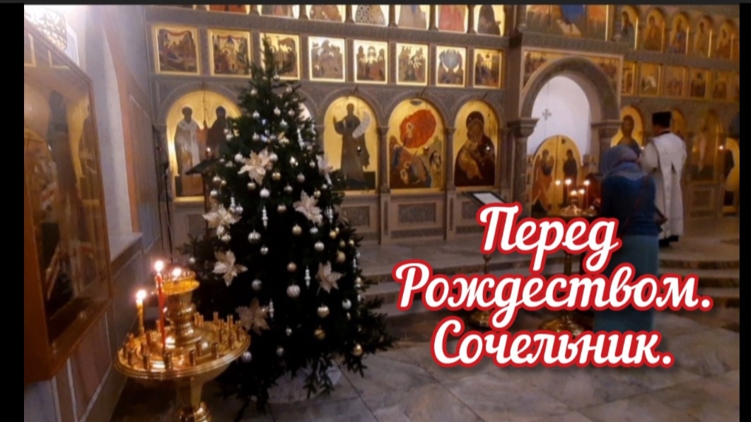Дни перед Рождеством. Сочельник. В Храм живоначальной Троицы