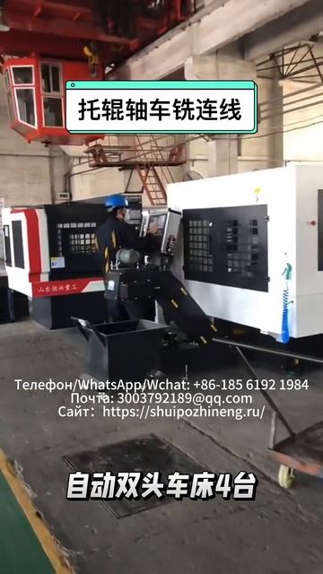 Двухшпиндельный токарный станок Конвейерный вал с роликами Производитель