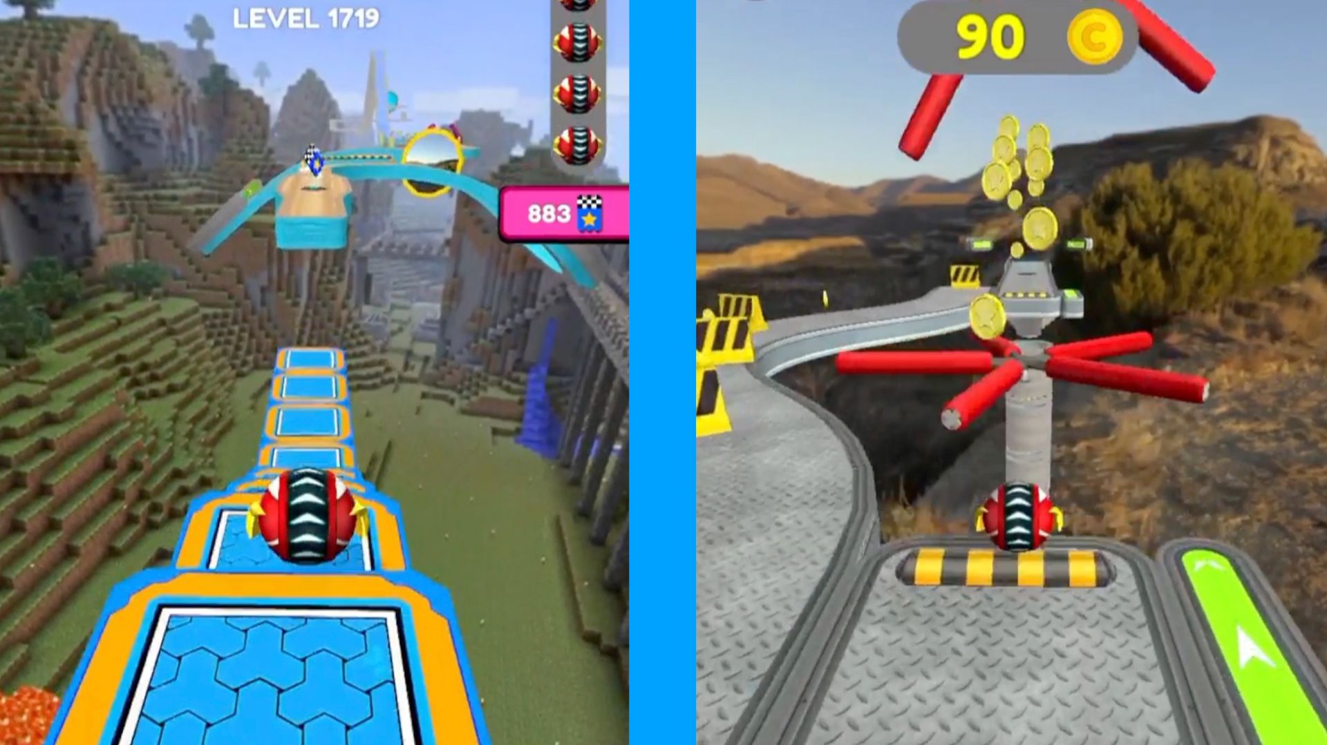 Going Balls  Super Speed run Gameplay New Update Level 1719