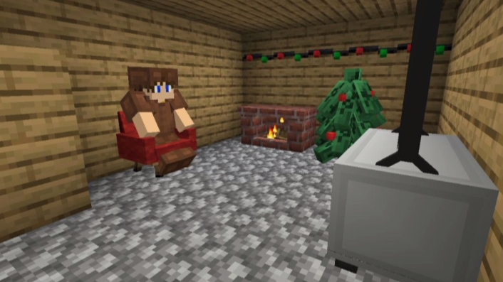 Я построил бункер от холода в minecraft | ДимА4 minecraft!