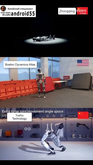 Возможности гуманоидных роботов: Китая против США