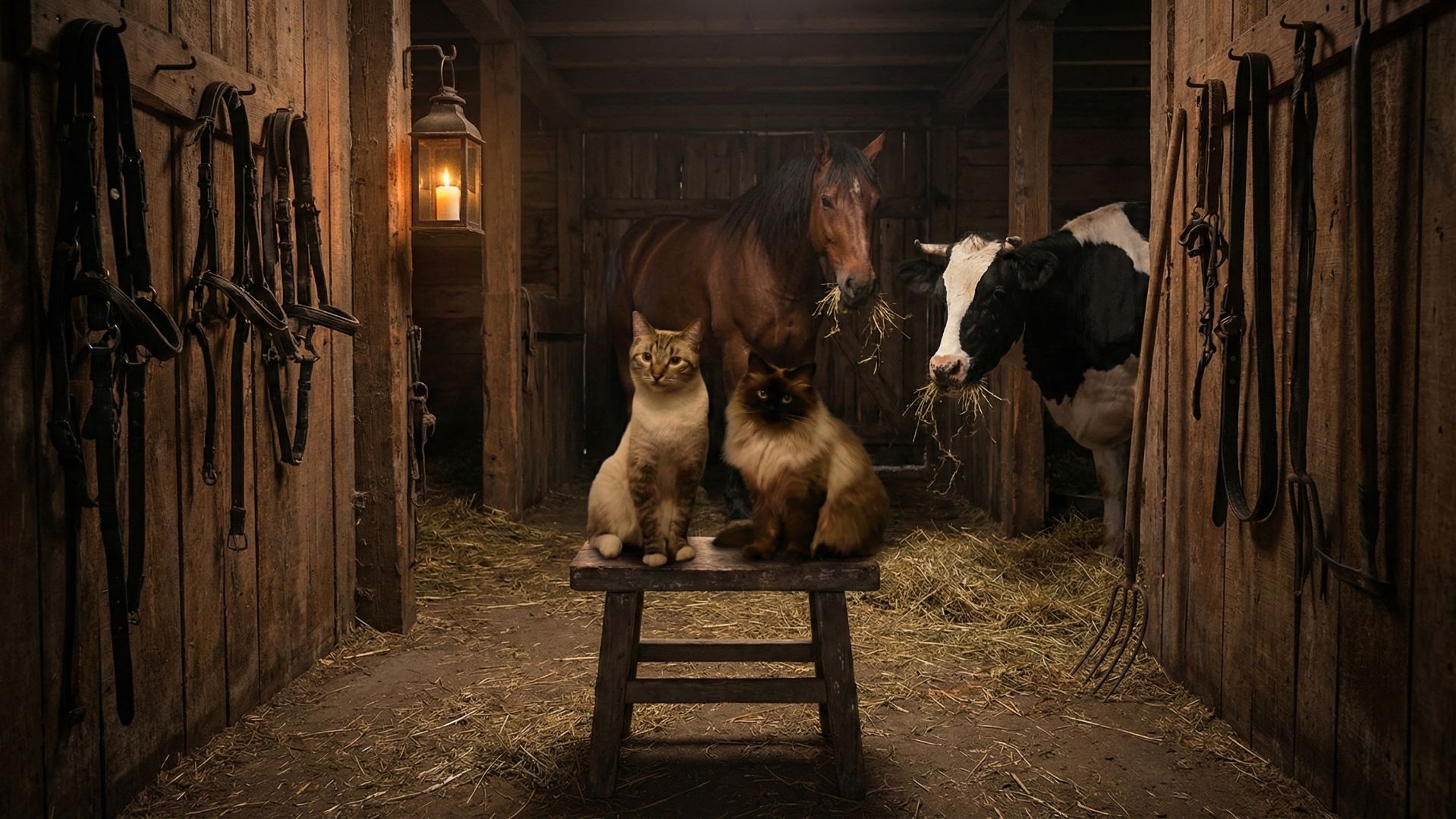 Наши кошки попали в средневековье