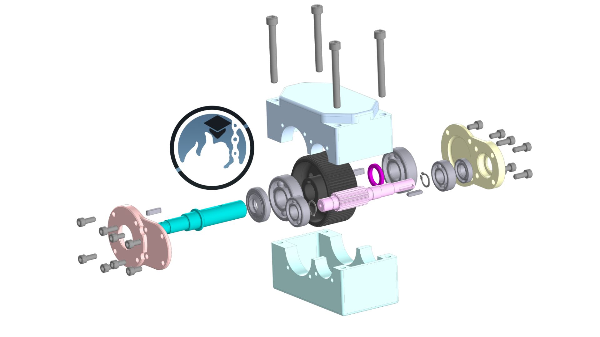 Компас 3D: Разнос компонентов в сборке.