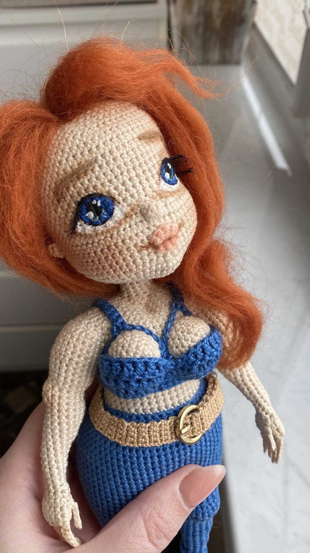 Кукла Пышка крючком