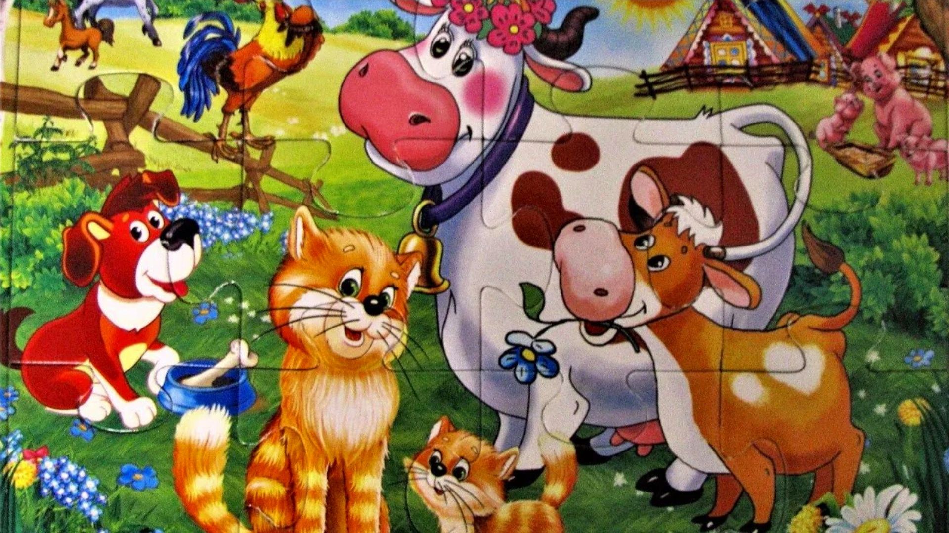 Мультфильм Собираем Красивые Картинки Весело