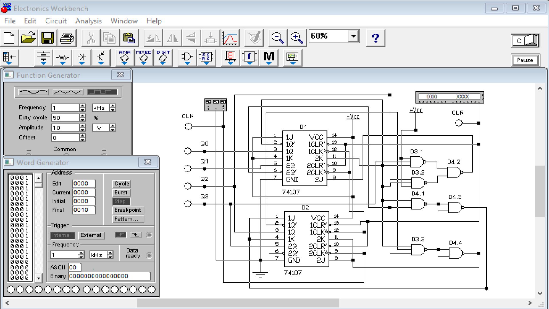 Видеоурок 4.33. Счетчики с параллельным переносом. Часть 5.