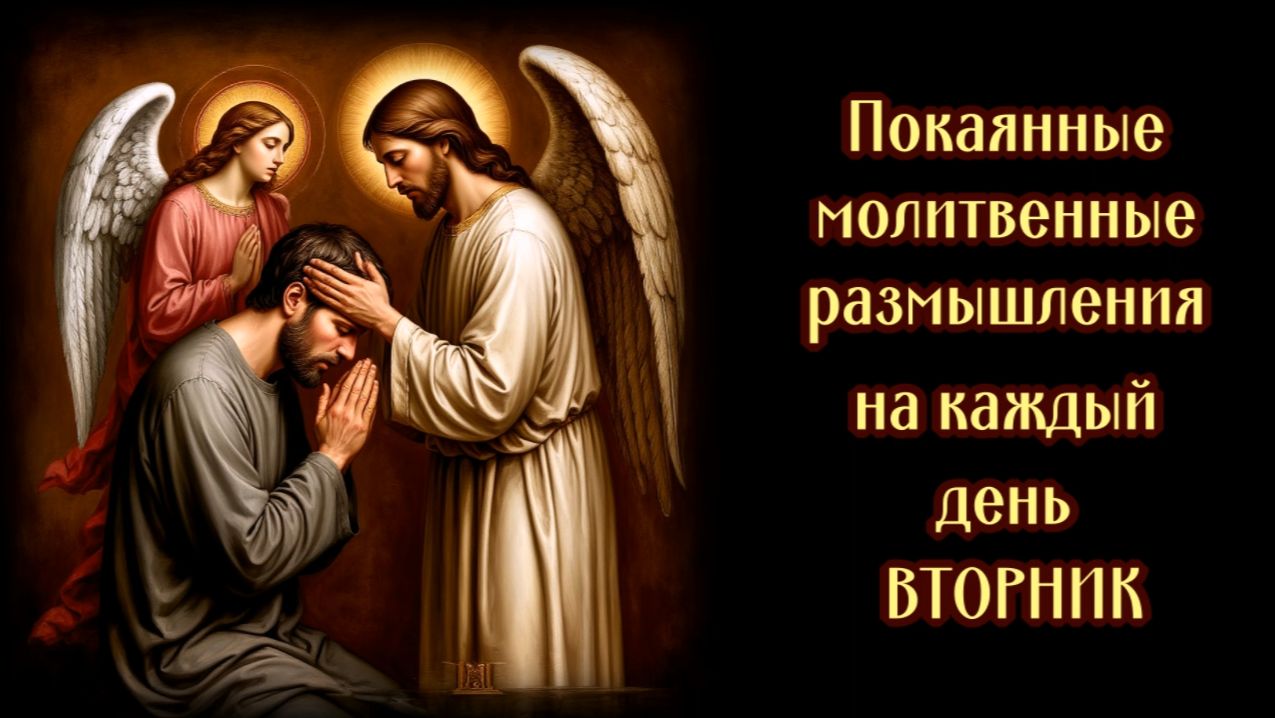 ПОКАЯННАЯ МОЛИТВА - ВТОРНИК Без озвучки (Книга "Плач Кающегося Грешника. Фикара Афонский)